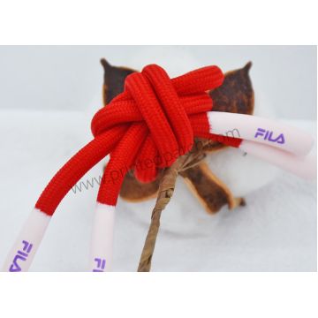 Quality Silicone End L125cm Elastic Drawstring Cord Cotton Cord For Drawstring Bags for sale