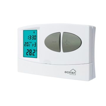 Quality White Color 7 Day Programmable Thermostat , Digital Heating Thermostat for sale