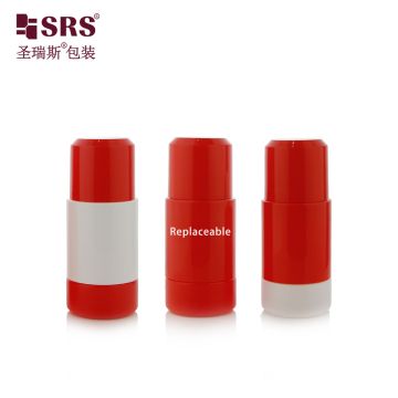 Quality Replaceable Customization Empty Skincare Deodorant Gel Solid Color Roller Bottle for sale