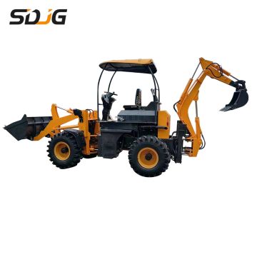 Quality Mini Tractor Front End Euro 5 Compact Backhoe Loader With Different Attachments for sale