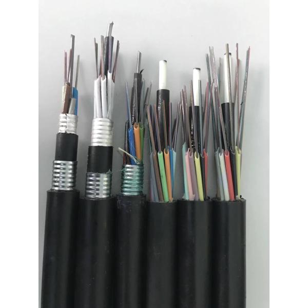 Quality Outdoor Non-Metallic Loose Tube Fiber Optic Cable GYFTY 24 cores for sale