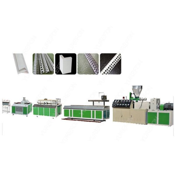 Quality Customized Voltage PVC WPC Corner Edge Band Strip Guards L Shape Angle Extruder/ Making Machine/ Extrusion Production Line for sale
