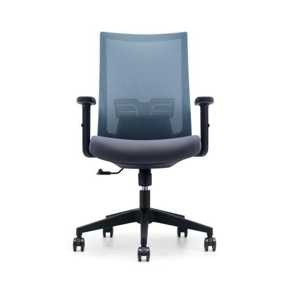 Quality Modern Design Style Fabric Mid-back Mesh Office Executive Chair with 2D Arm Ergonomic for sale