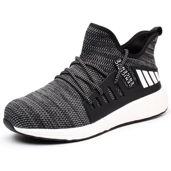 Quality Stylish / Lightweight Steel Toe Sneakers Comfortable Slip Resistant Shoes for sale