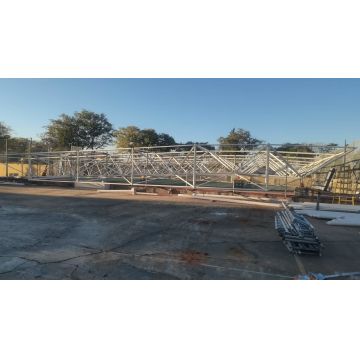 Quality Q345 Prefabricated Space Frame Node Connection Galvanized GB Sports Stadium for sale