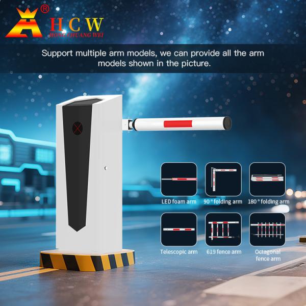 Quality HCW Automatic Security Electric Gate Lpr Parking Gate System Flood Barrier With for sale