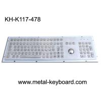 Quality Vandal - Resistance IP65 Industrial PC Keyboard with 25MM Metal Trackball for sale
