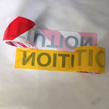 Quality Custom Printing Logo Warning Tape PE Non-adhesive Barricade Tape for sale