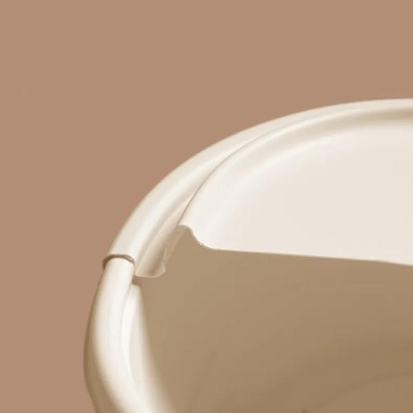 Quality 800ml 1050ml Biodegradable Take Out Containers Cornstarch Fruit Bowl With Lid for sale