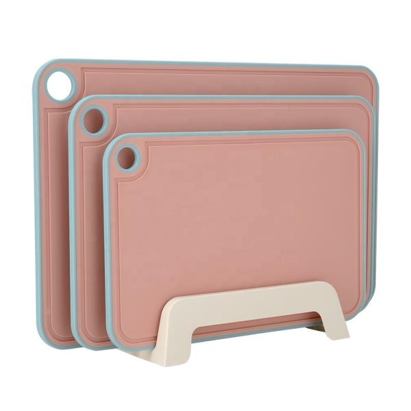 Quality Plastic Cutting Boards with Deep Juice Grooves Lava Orange Durable and for sale