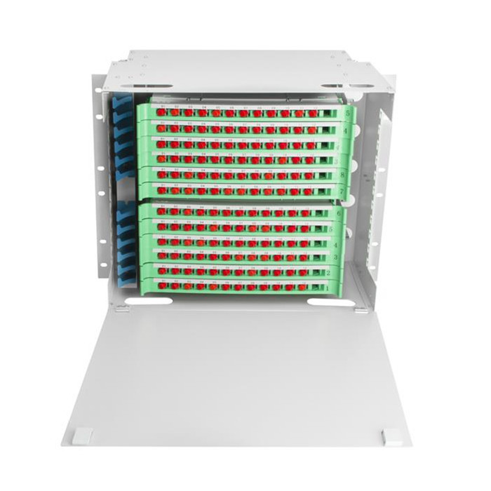 Quality 144 Core ODF Patch Panel Sc / Fc Adapter 19 Fiber Optic Patch Panel for sale