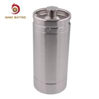 Quality 4L Small Stainless Mini Keg Single Wall Customized Logo for sale