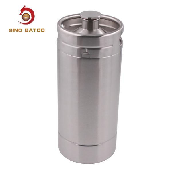 Quality 4L Small Stainless Mini Keg Single Wall Customized Logo for sale