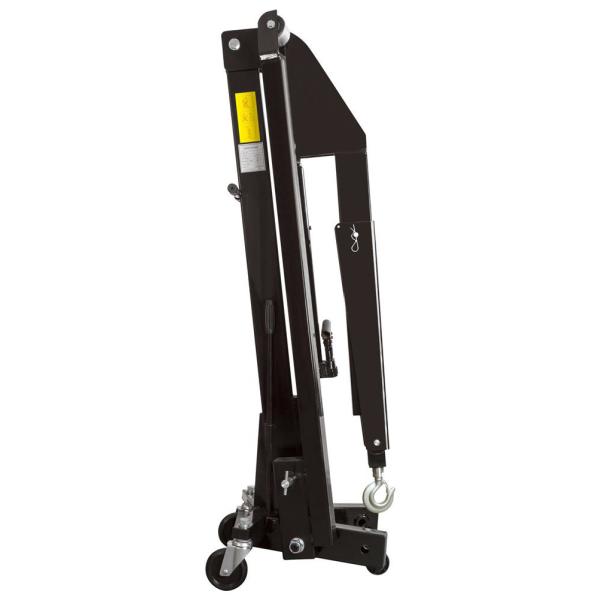 Quality Red Double Pump Folding 1Ton Engine Hoist And Stand for sale