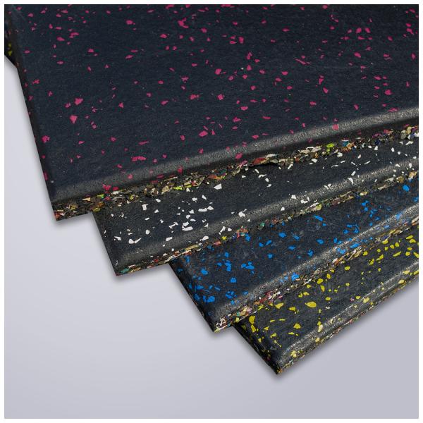 Quality Indoor / Outdoor Safety Rubber Flooring Shockproof Playground Rubber Mats Solid Color for sale