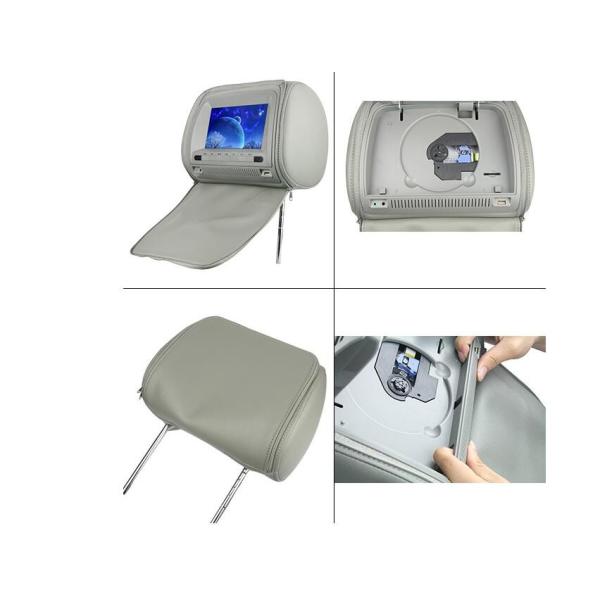 Quality Universal 9 Inch Headrest DVD Player ABS Material Type Built In 2 Speakers for sale