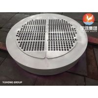 Quality ASME SA182  F304 / F304L Tubesheet for Heat Exchanger Tube bundle for sale