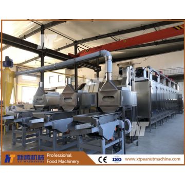 Quality Splitting Peanut Processing Machines 3.37kw Auto Peanut Skin Removing Machine for sale