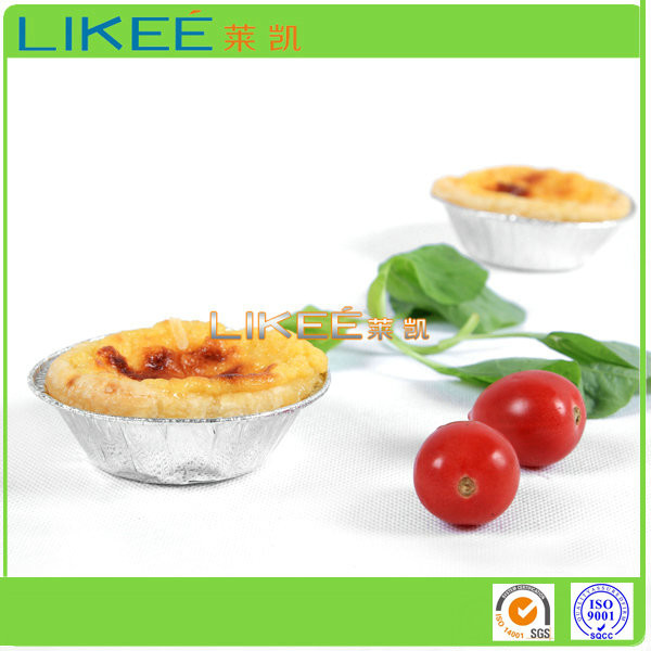 Quality Wrinkle Wall 660ml Disposable Aluminium Foil Container Light Weight for sale