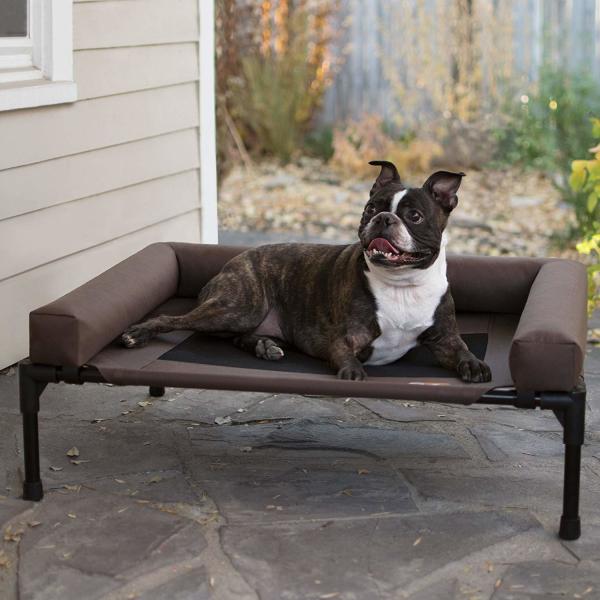 Quality 36in Cooling Elevated Outdoor Dog Bed 190T PU Breathable for sale