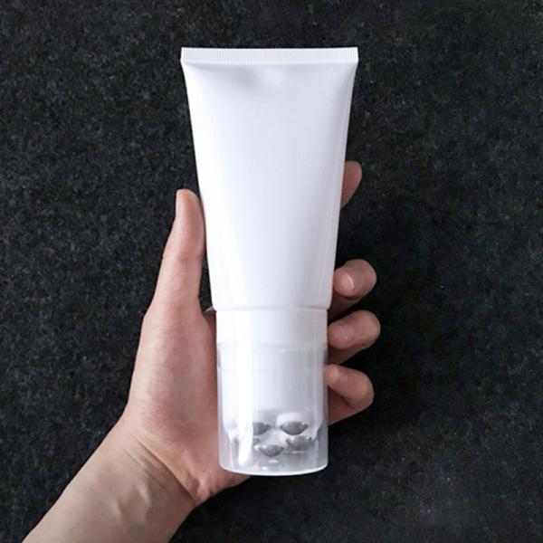 Quality 100ml 150ml 200ml Roller Plastic Squeeze Empty Cosmetic Tubes With Caps for sale