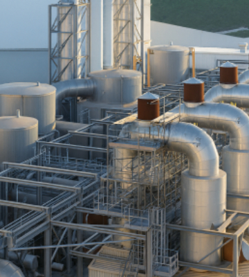 Industrial evaporation system