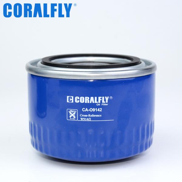 Quality Coralfly Auto Car Oil Filter W9142 W914/2 For MANN for sale