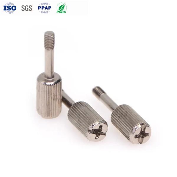 Quality Nickel Plated Knurled Thumb Screws M1.0-M18 Carbon Steel 4.8 Grade for sale