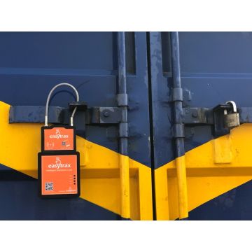 Quality IP67 orange Dustproof GPS Smart Lock With Remote Control for sale