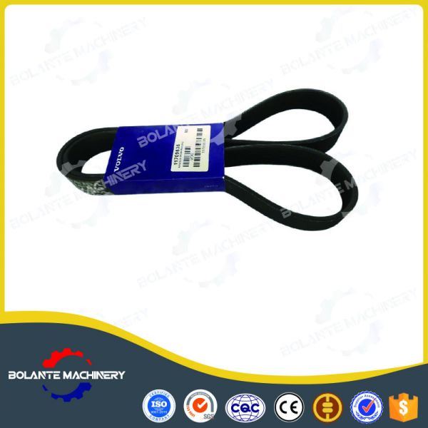 Quality 0PK1487 11709635 Excavator Fan Belt For Volvo EC210 EC210B for sale