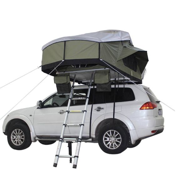 Quality Waterproof Light Blocking Roof Top Tent With Fabric Softshell for sale