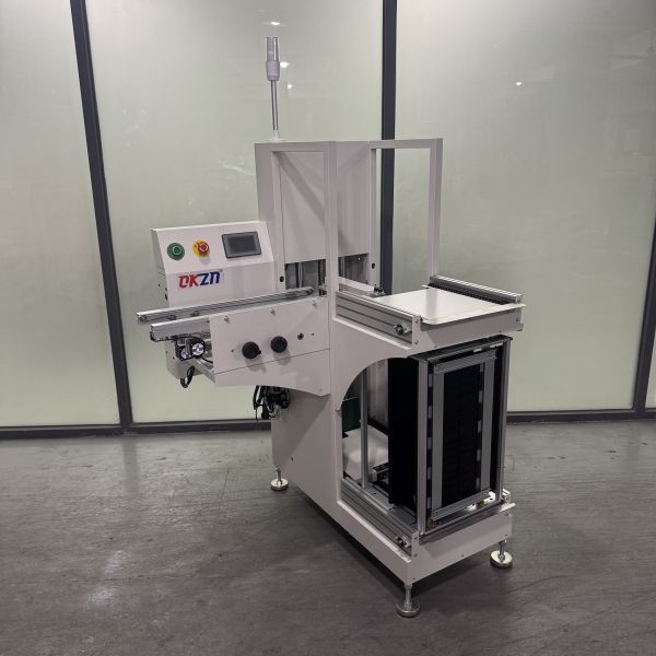 Quality Automatic SMT L-type PCB Unloader featuring Down Loader and Magazine Collector for sale