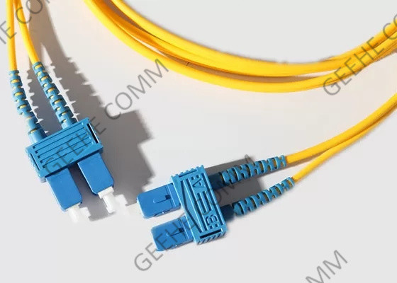 Quality SC APC 3.0mm 10M Duplex Fiber Optic Patch Cord for sale