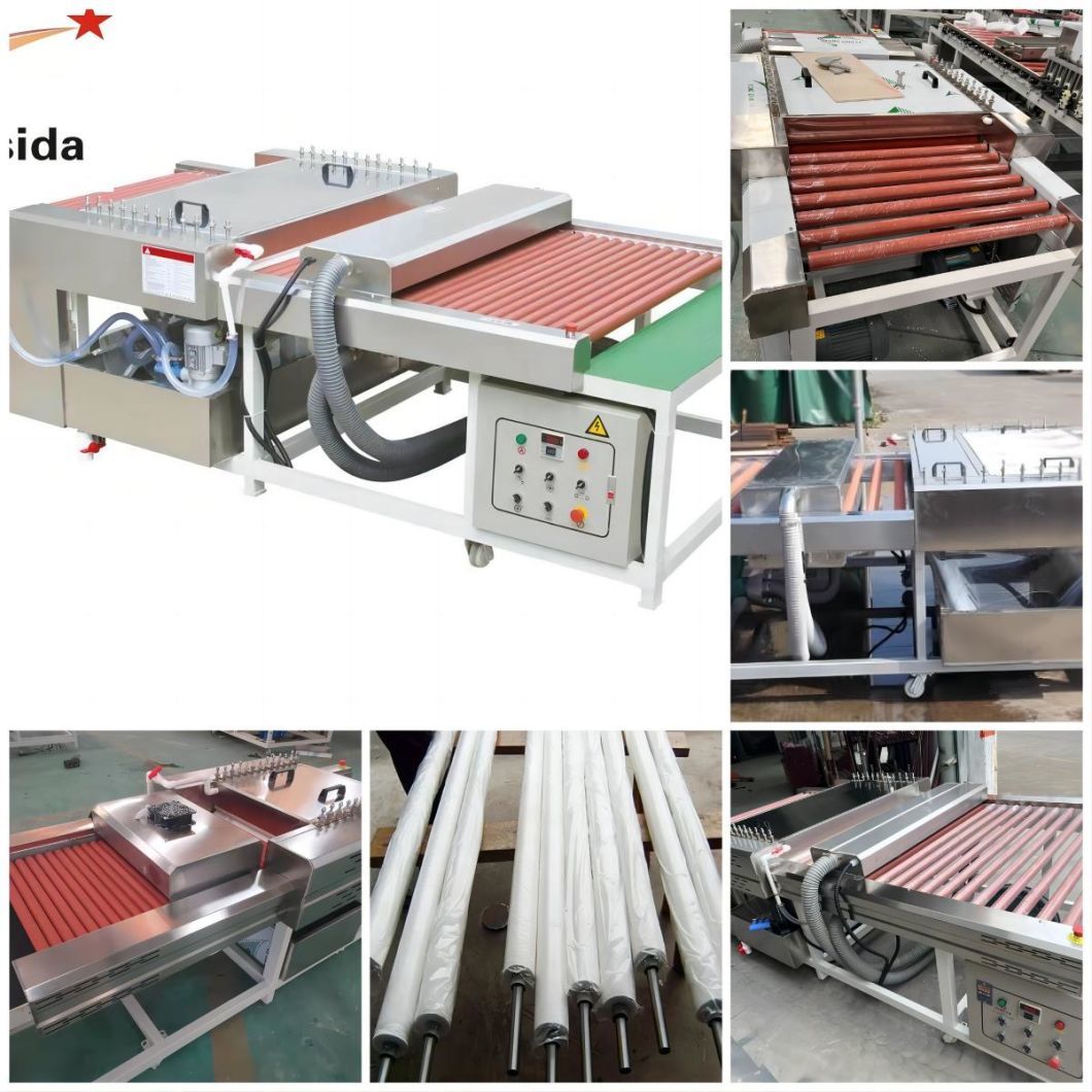 Horizontal Glass Washing Dryer / Glass Deep Processing Machine / Glass Washing Dryer