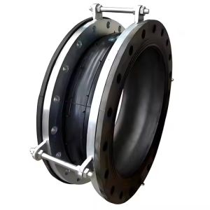 Quality 32inch Dn800 Fully Sealed Rubber Expansion Joint Large Diameter Carbon Steel for sale