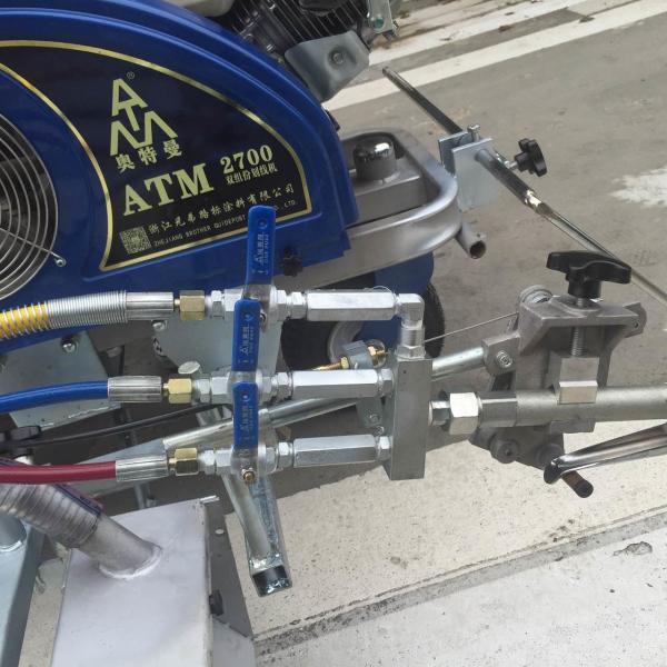 Quality Traffic Acrylic Pneumatic Road Marking Spray Paint Machine for sale
