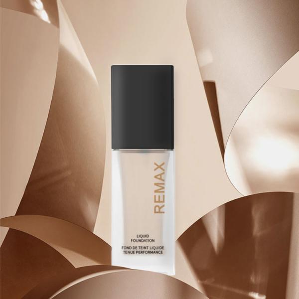 Quality 31.2MM 30CC Foundation Glass Bottle Frosted Glass Cosmetic Bottles for sale