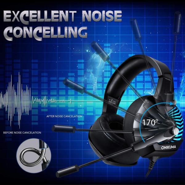 Quality 20000Hz 50mm 2.2m Onikuma K6 Gaming Headset for sale