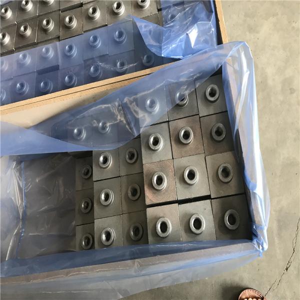 Quality 1.8kgs Bimetallic 90x50x55mm Shredder Hammer Tips For Sugar Mills for sale