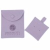 china Microfiber Suede fabric Envelope Jewelry Bags Bulk Storage Custom Logo Button
