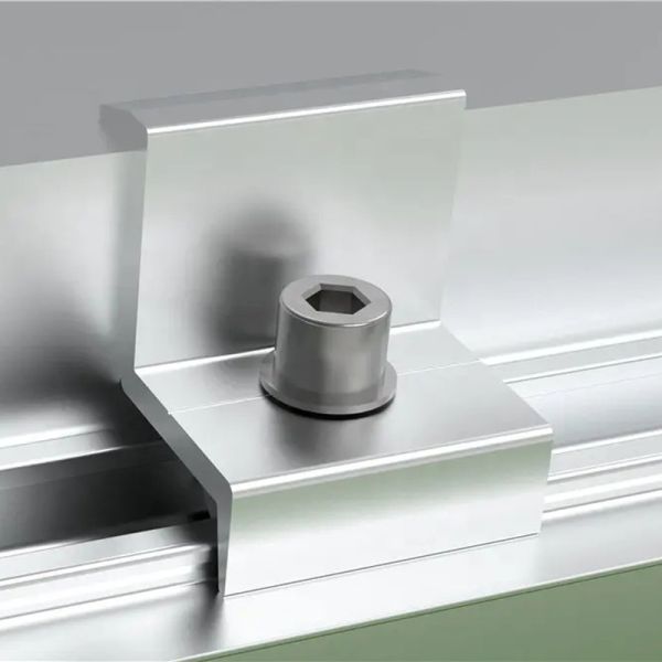 Quality Adjustable Solar Panel End Clamp Anticorrosive PV Panel Clamps for sale