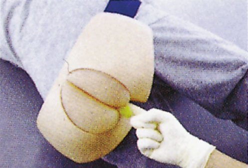 Quality Wearable Nursing Manikin Artificial Defection Simulator Made by Imported PVC for sale