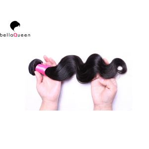 Quality Smooth No Chemical Brazilian Virgin Hair / Body Wave Hair Weft No Splits for sale
