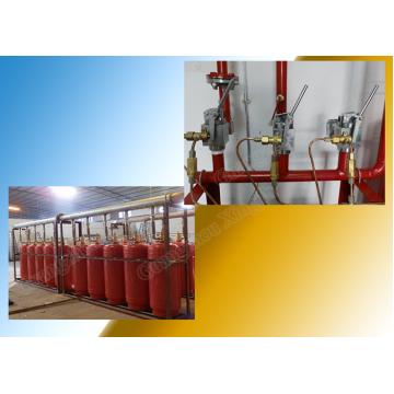 Quality Enclosed Flooding FM 200 Suppression System Piped for Single Zone for sale