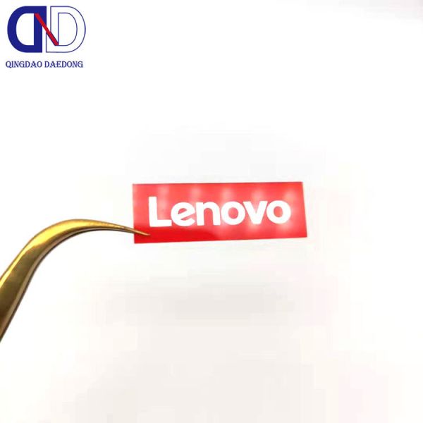 Quality Customised Logo Accepted Acrylic Lenovo Nameplate Adhesive Sticker for Customized Needs for sale
