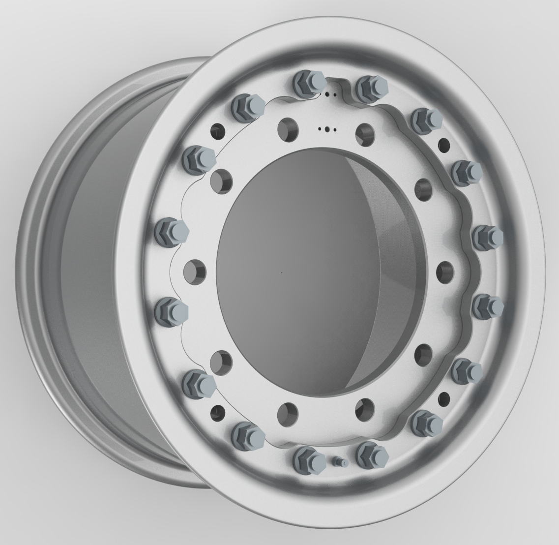 20X10 20 Inch Army Truck Wheels Rims 2-PC Military Vehicle 4x4 6x4 6x6 ...