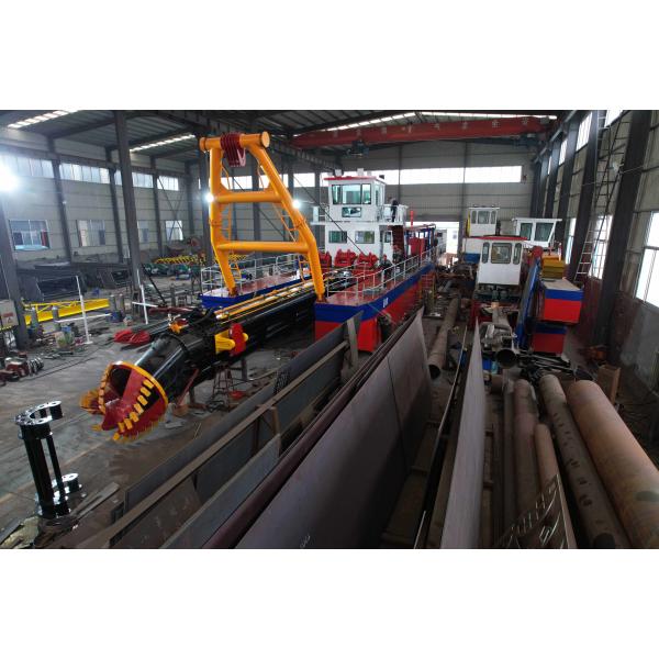 Quality 2000m3 Discharge Distance Small Sand Dredger Ship With Cummins Marine Engine for sale