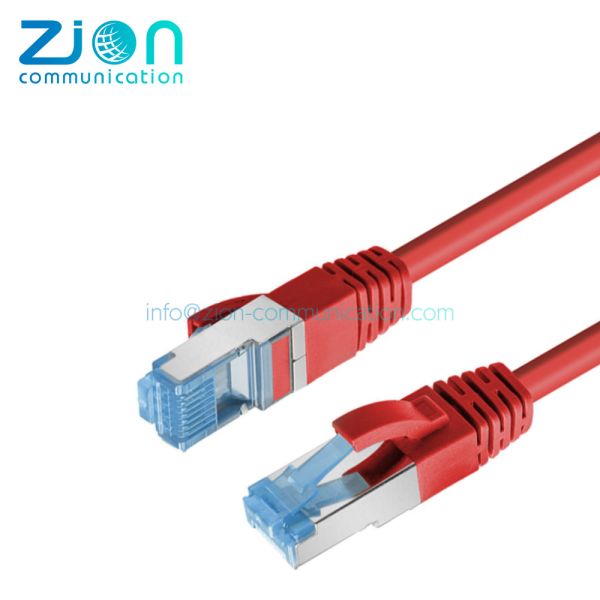 Quality Cat 6A Patch Cord with 500MHz Max Frequency Stranded Bare Copper Conductor and LSZH/PVC Out Jacket for LAN Network for sale