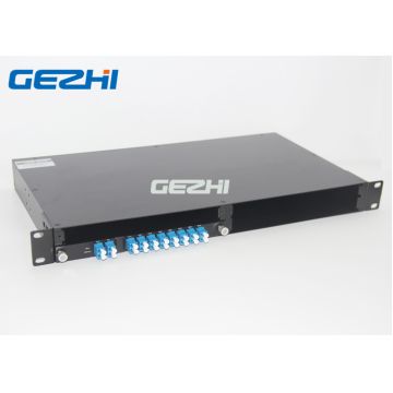 Quality LC UPC 8CH 100Ghz DWDM Mux Demux 4slot Rack Chassis for sale