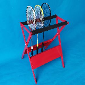 Quality 70cm height 50cm Width Sports Equipment Storage Rack For Tennis Racket for sale